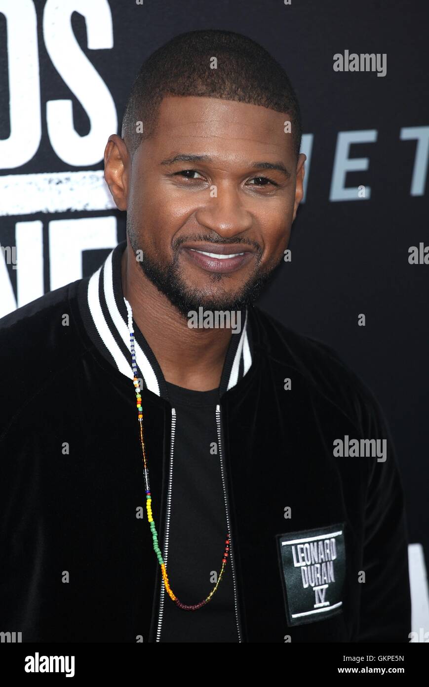 New York, USA. 22nd August, 2016. Usher Raymond IV at the 'HANDS OF ...