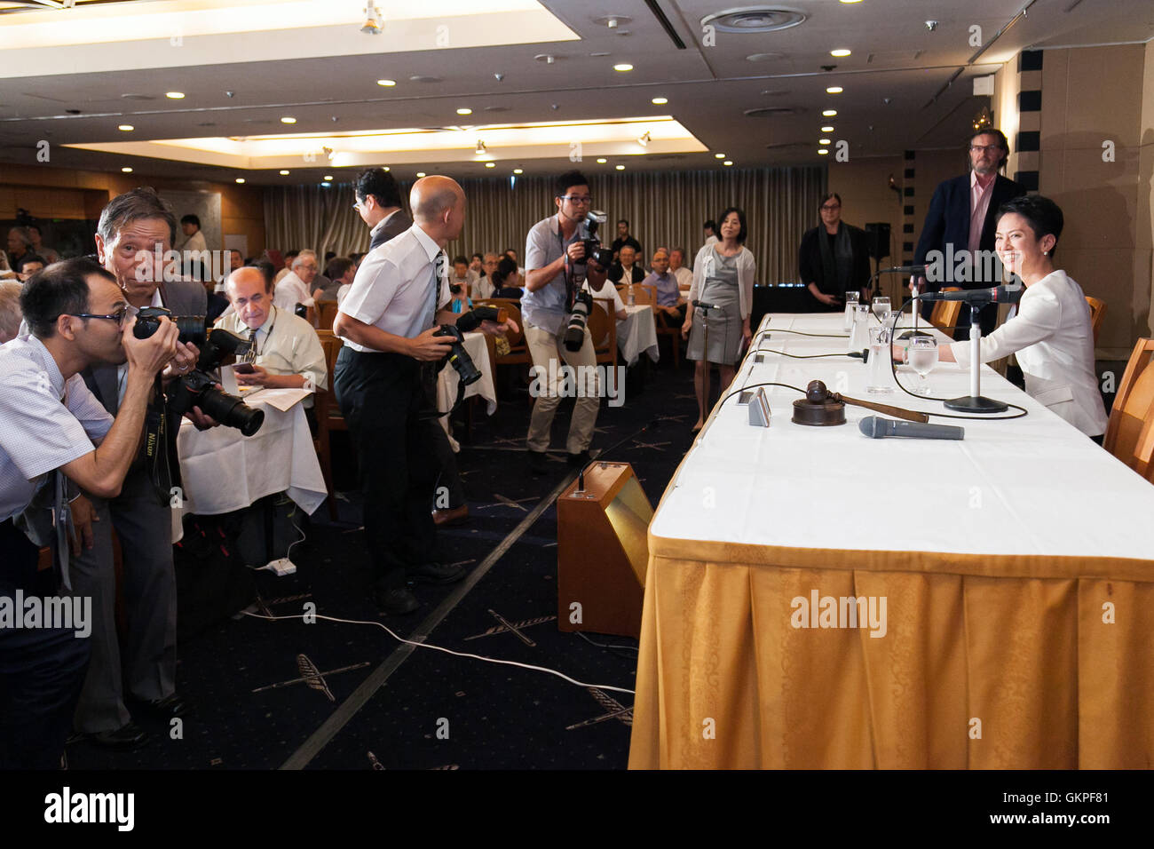 Renho, who is standing to become leader of the Democratic Party ...