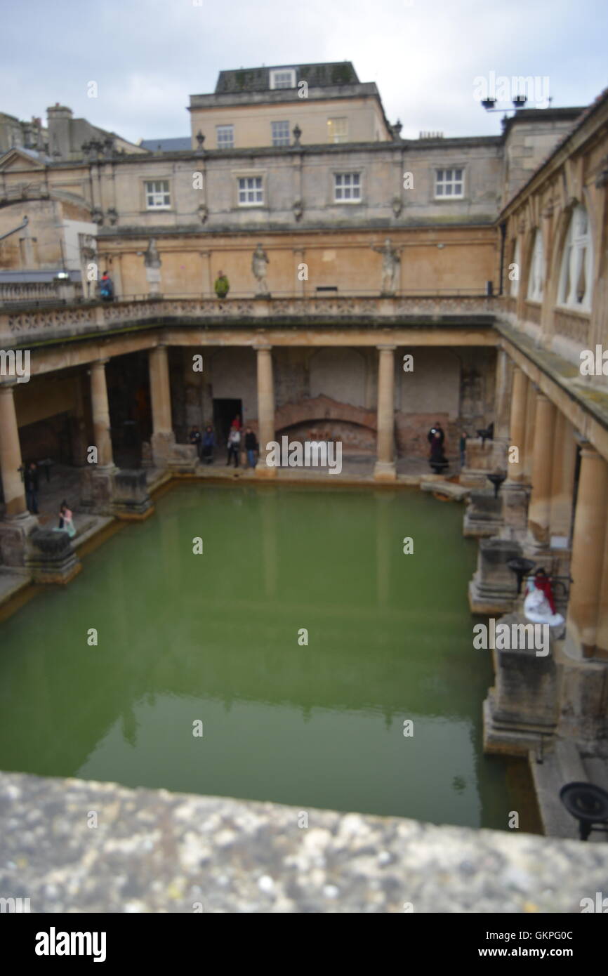 Roman Baths complex, Bath, England Stock Photo - Alamy