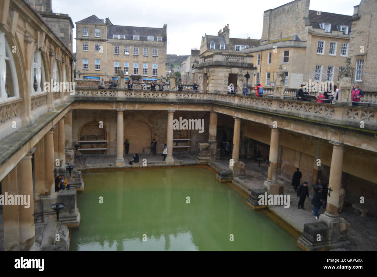 Roman Baths complex, Bath, England Stock Photo - Alamy