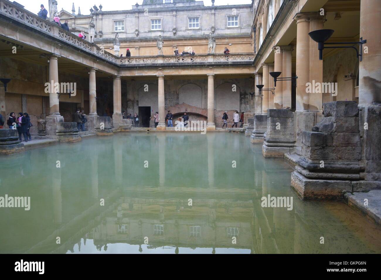 Roman Baths complex, Bath, England Stock Photo - Alamy