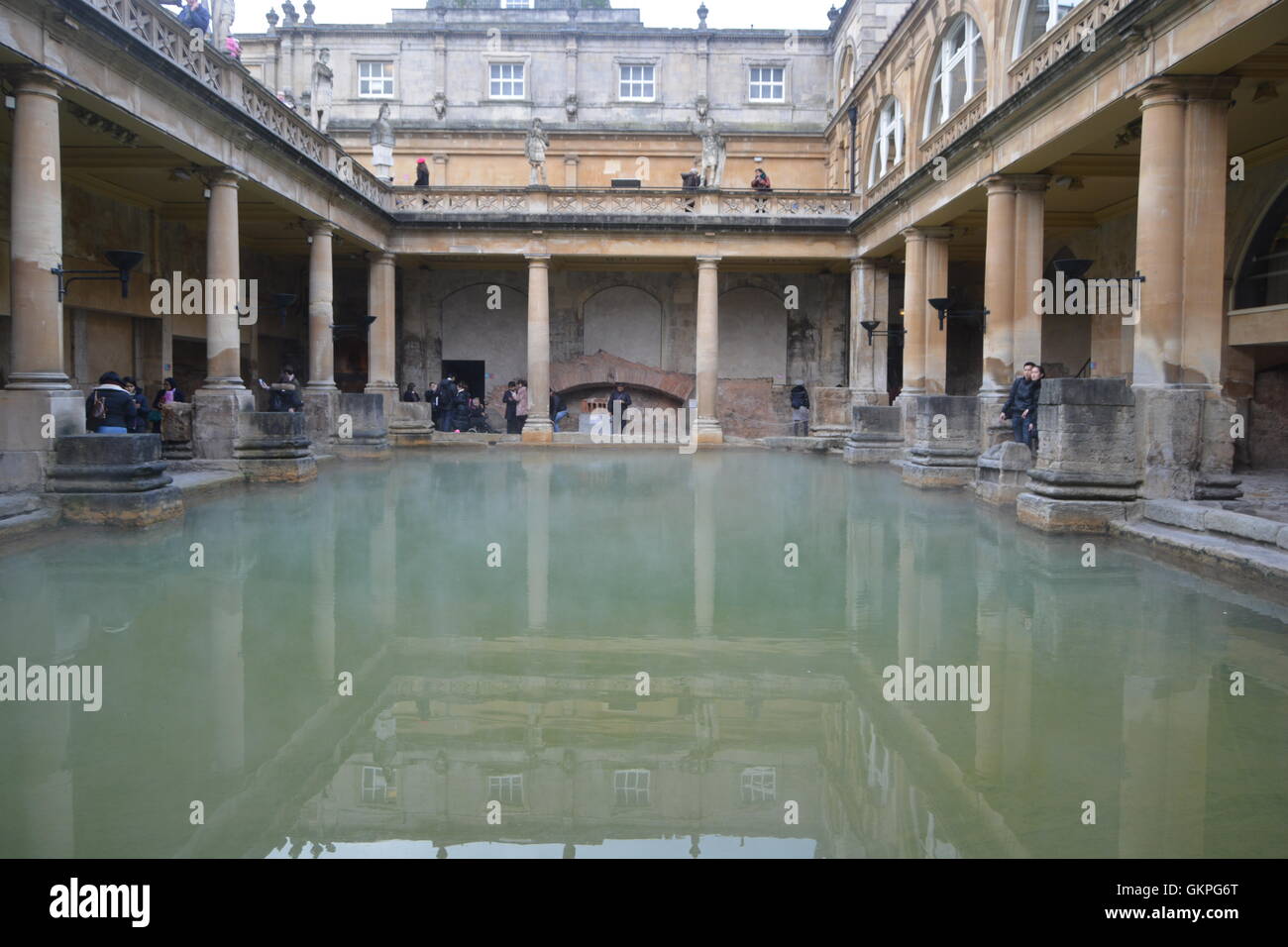 Roman Baths complex, Bath, England Stock Photo - Alamy