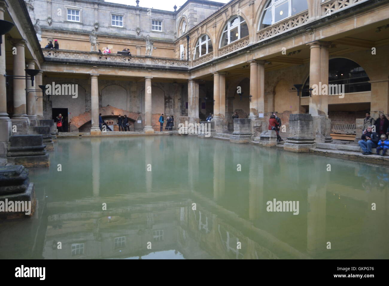 Roman Baths complex, Bath, England Stock Photo - Alamy