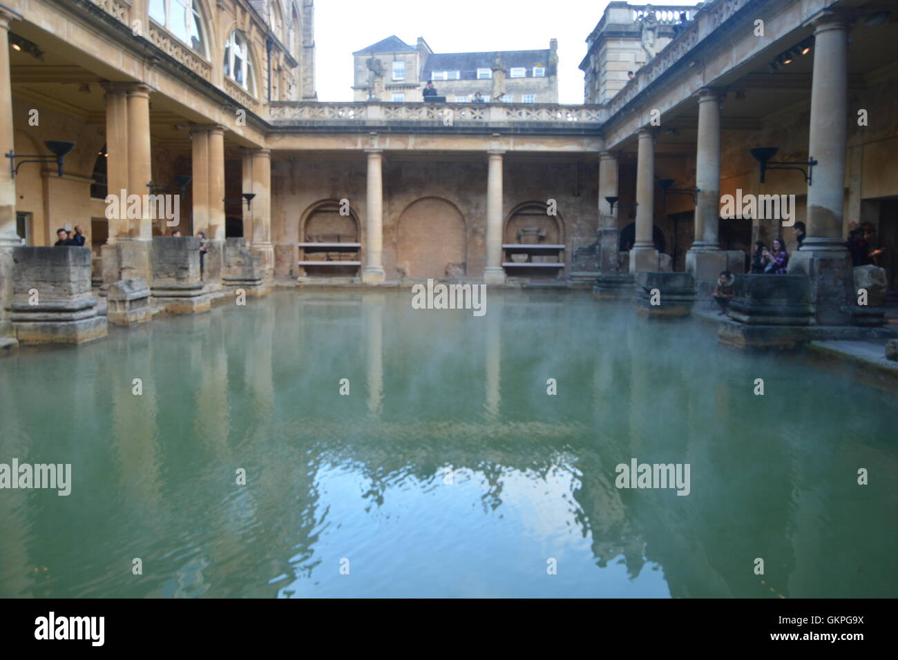 Roman Baths complex, Bath, England Stock Photo - Alamy