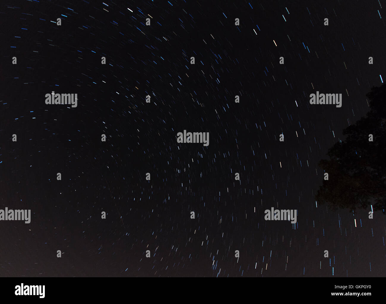 Stars swirling through the sky Stock Photo - Alamy