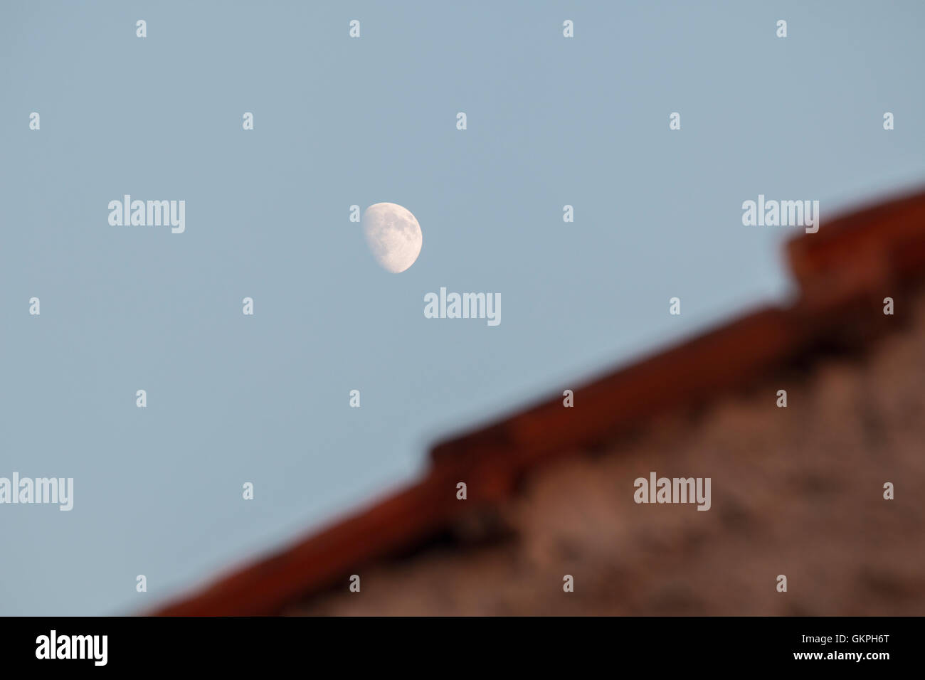 Moon and roof hi-res stock photography and images - Alamy