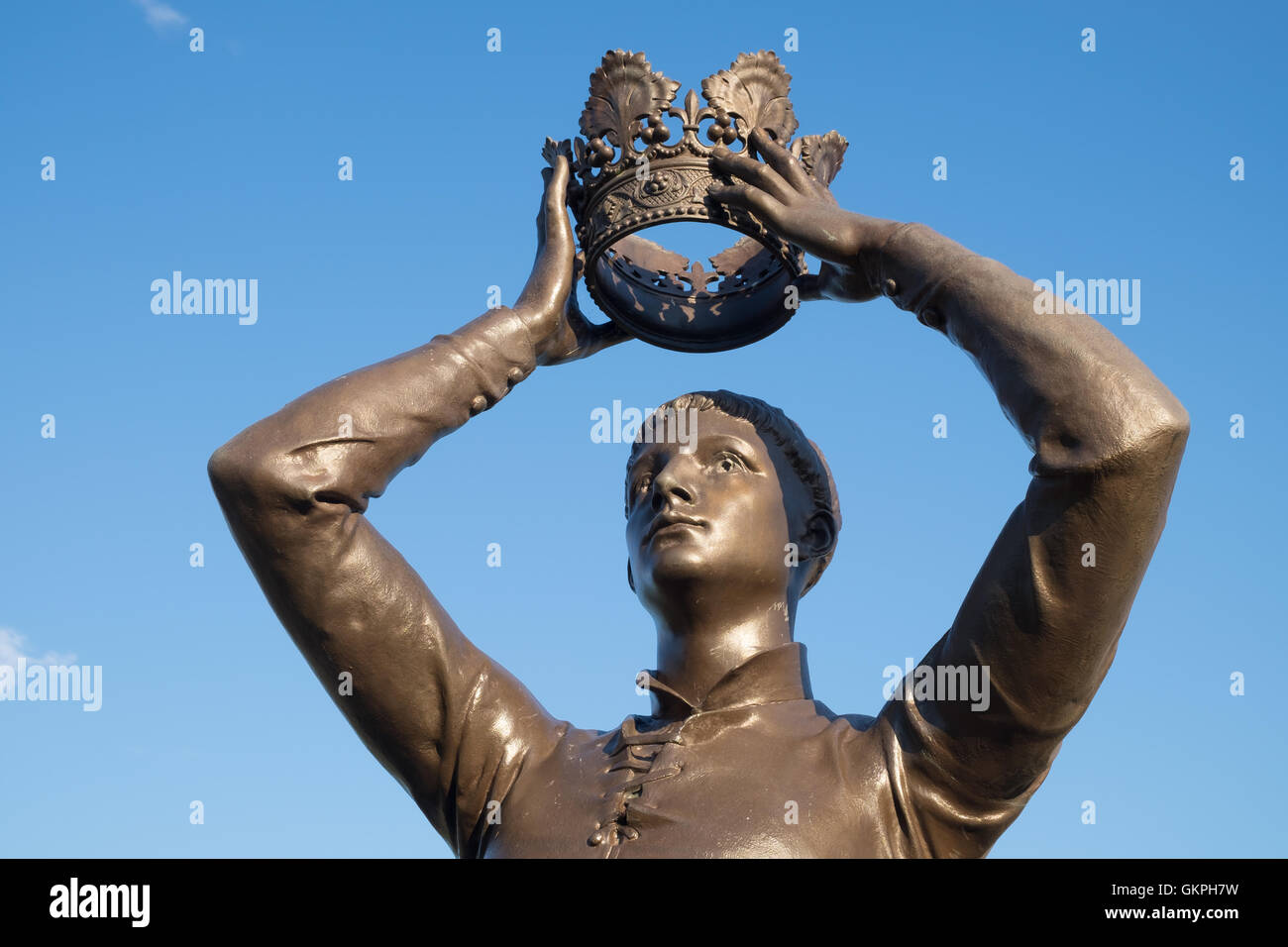 Statue of Prince Hal, a character in Shakespeare's play Henry IV, part ...