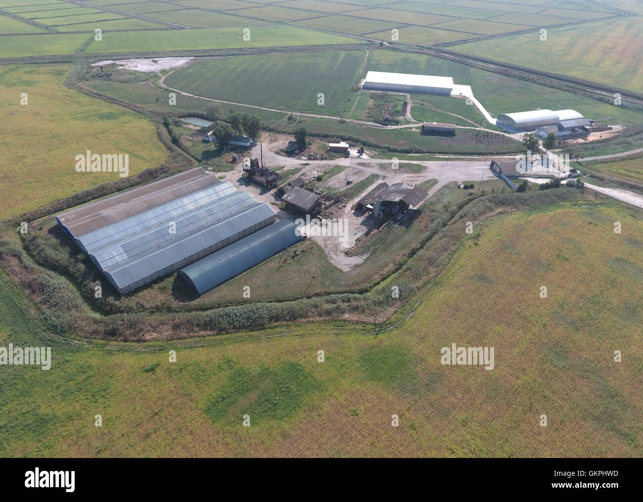 Top view hangars hangar galvanized hi-res stock photography and images ...