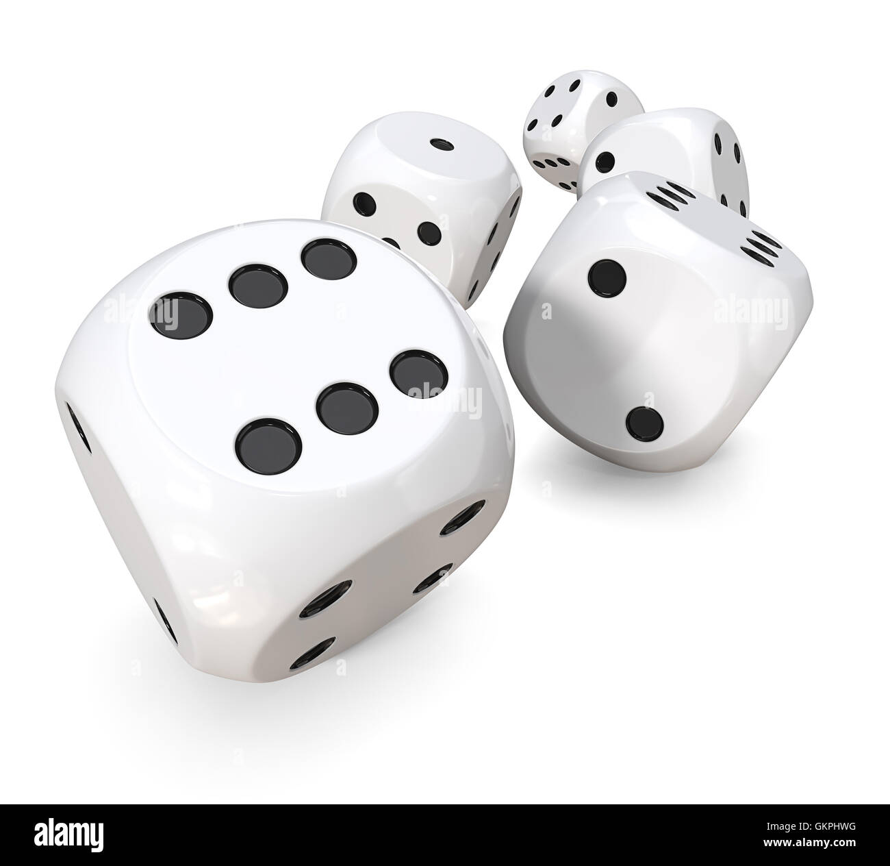 Dice number 5 hi-res stock photography and images - Alamy