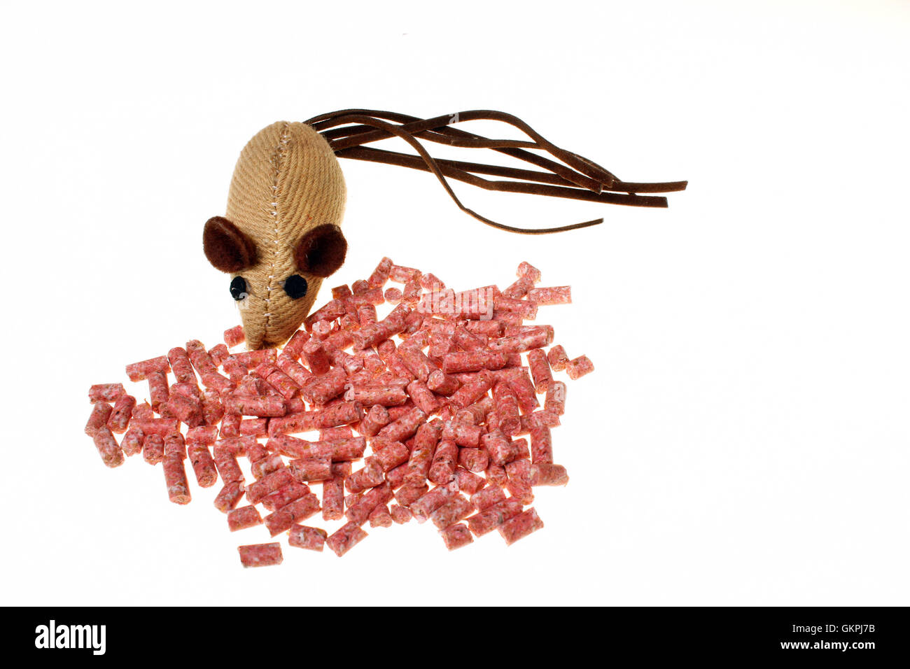 Poison rodents and one mice on a white background Stock Photo - Alamy