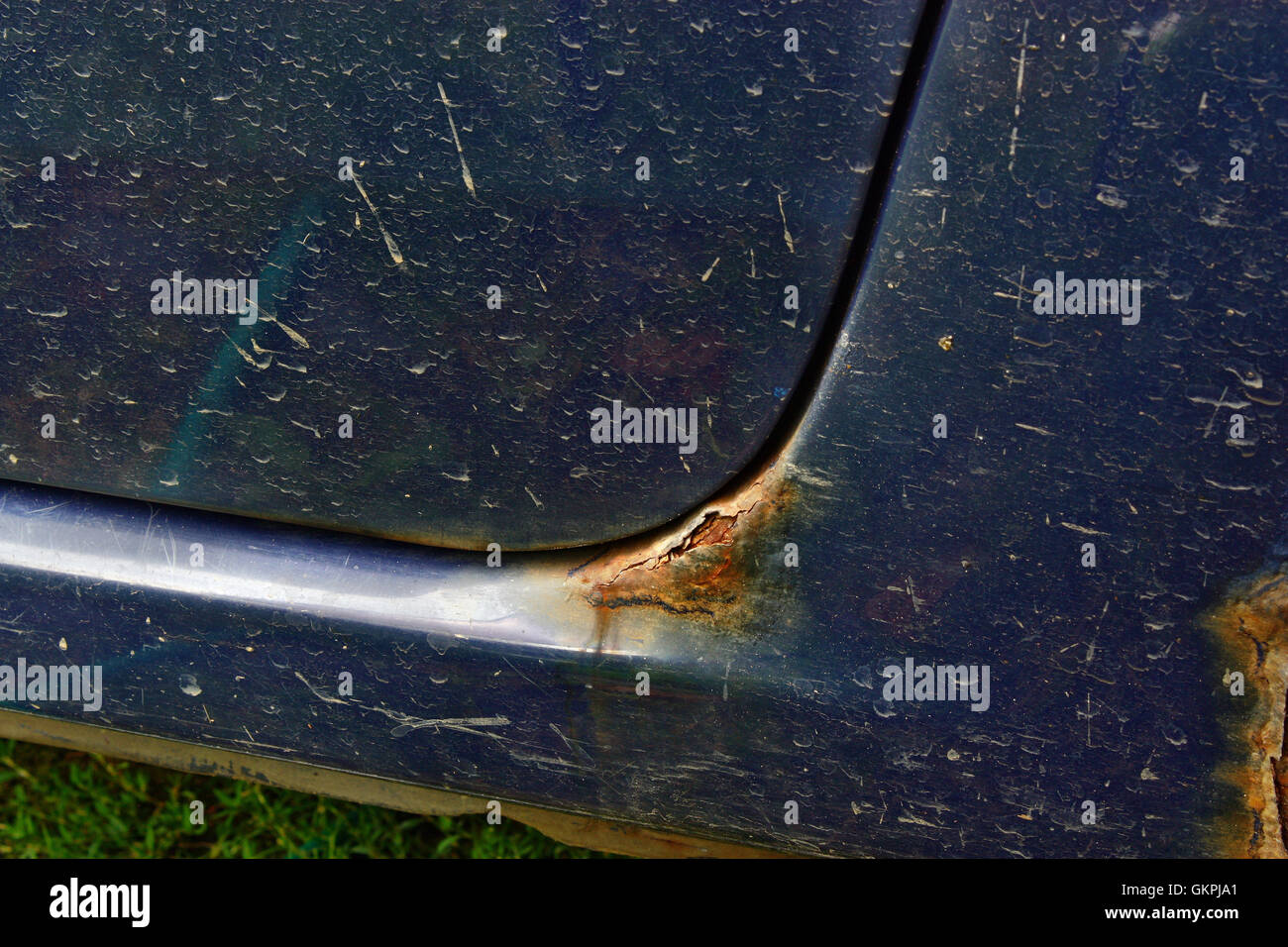Heavily rust and corrosion on the body of a car Stock Photo - Alamy