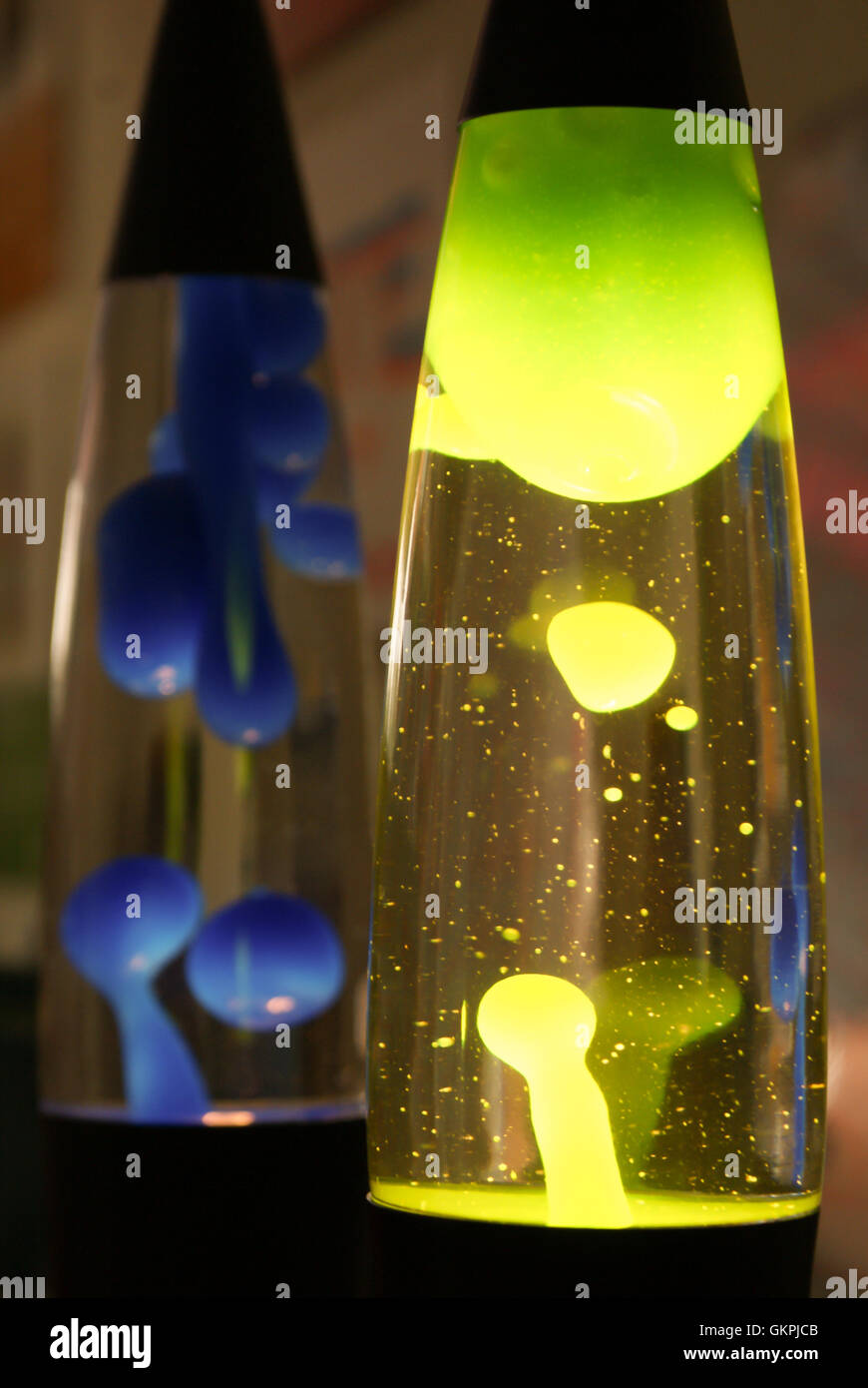 Blue lava lamp hi-res stock photography and images - Alamy