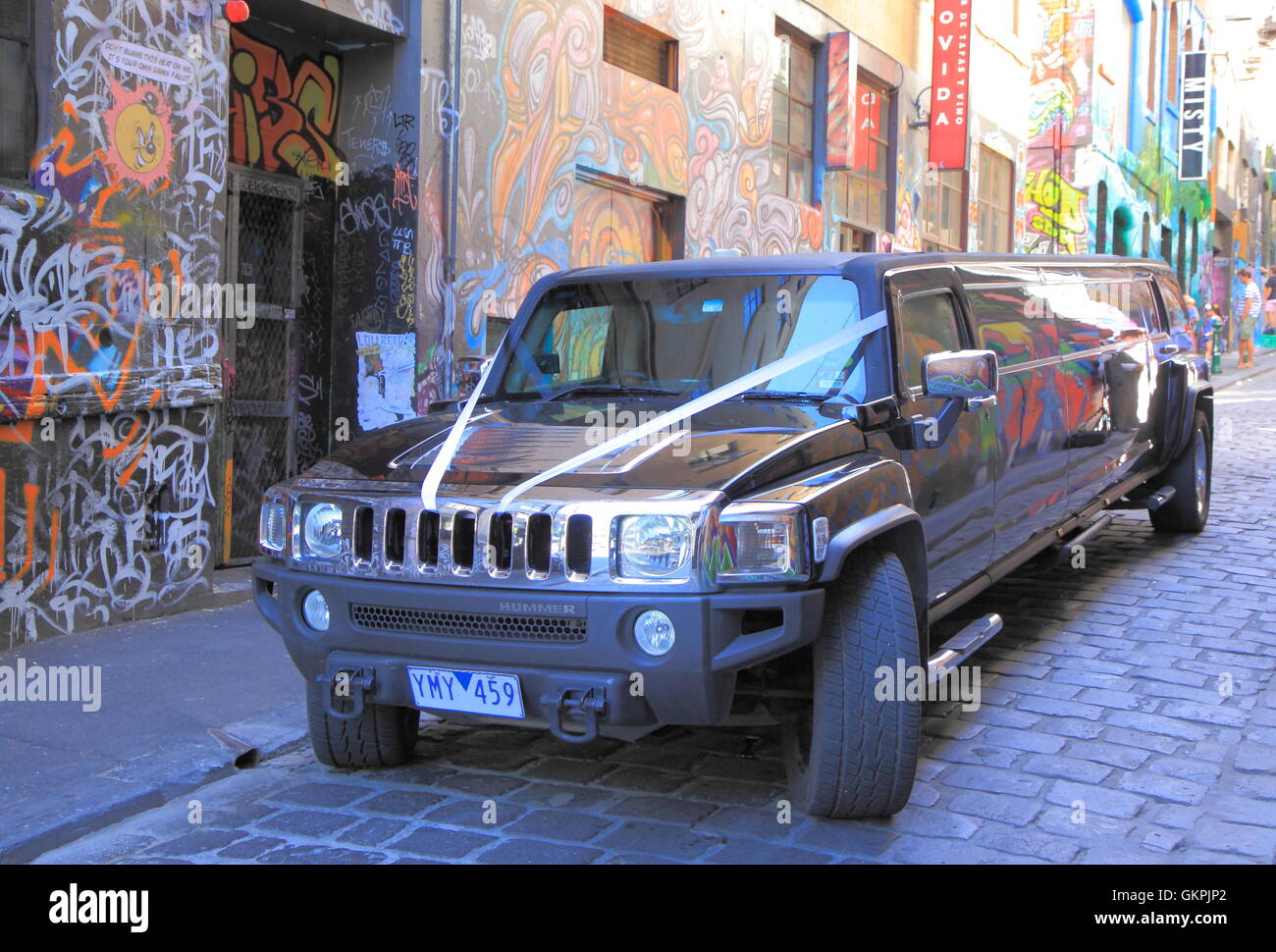 Hummer parked on Hoiser lane in Melbourne Australia Stock Photo - Alamy