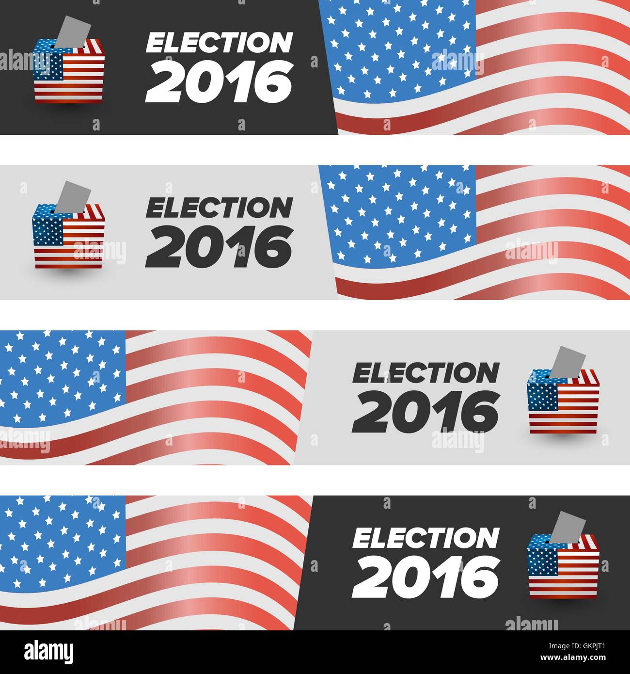 United States Election Vote banners Stock Vector Image & Art - Alamy