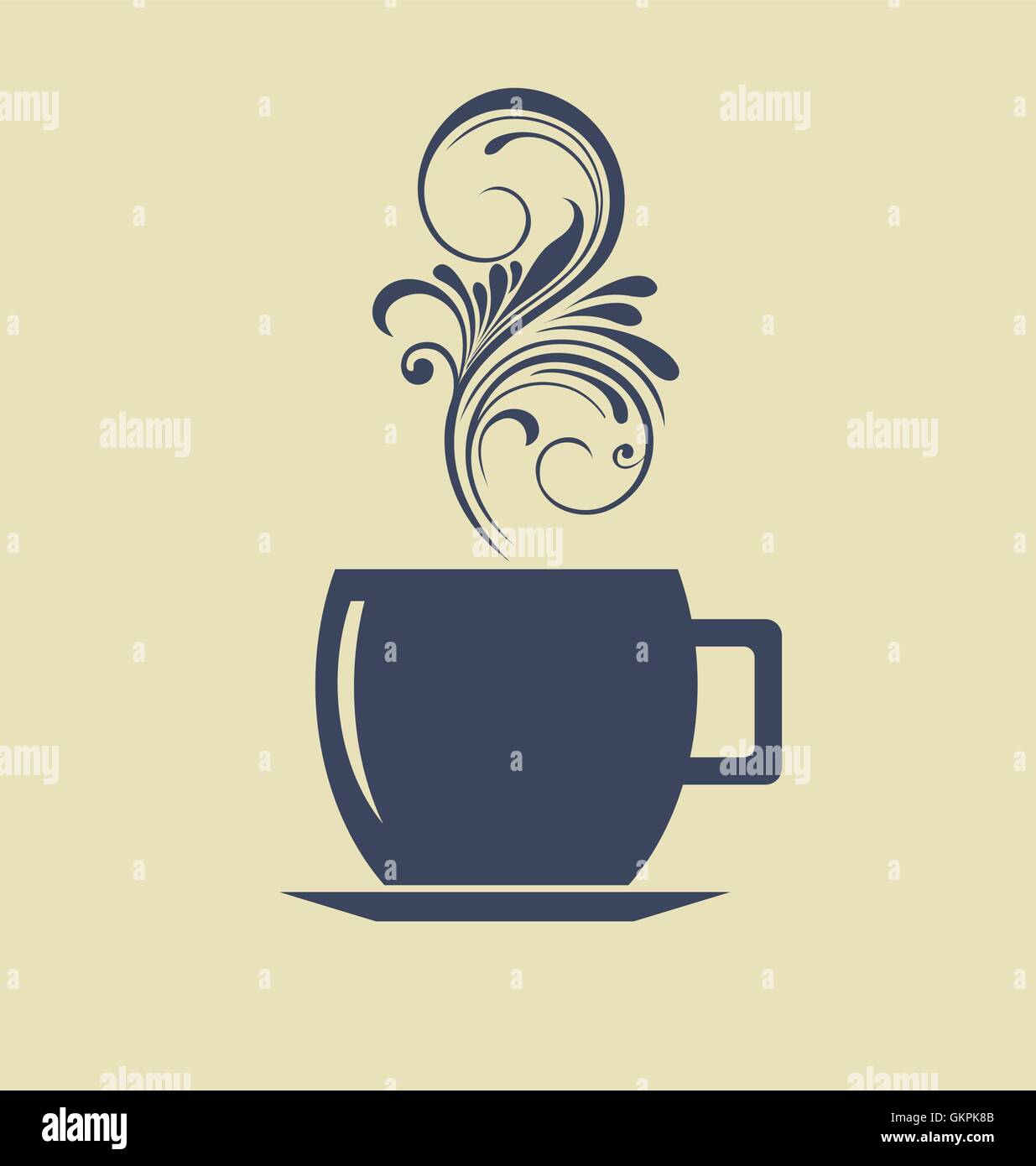 Cup coffee icon Stock Vector Images - Alamy