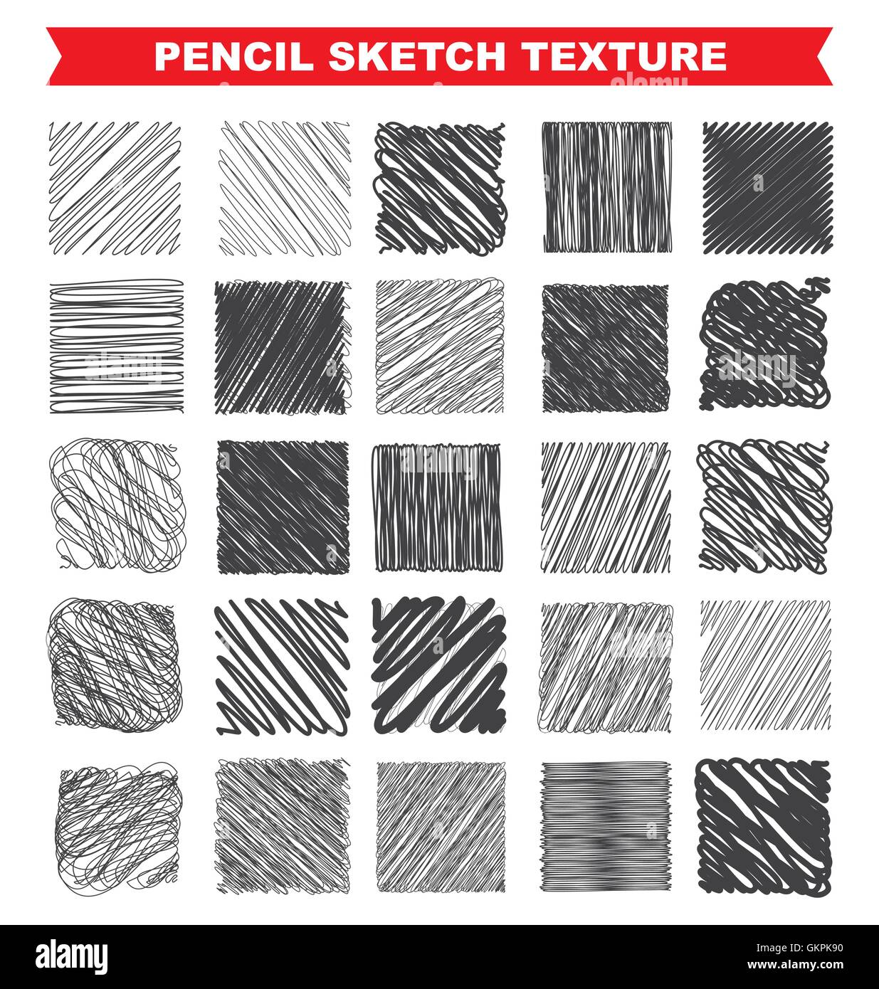 Set of Pencils Sketch Texture Stock Vector Image & Art - Alamy