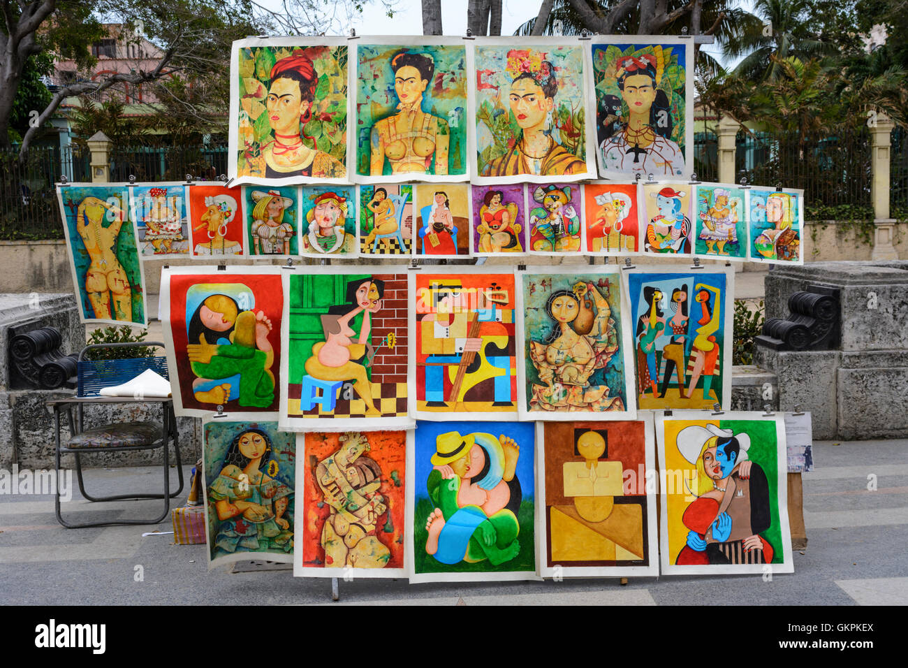 Cuban artistic paintings hi-res stock photography and images - Alamy
