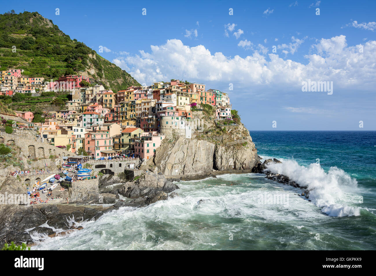 City of Manarola in Italy Stock Photo - Alamy