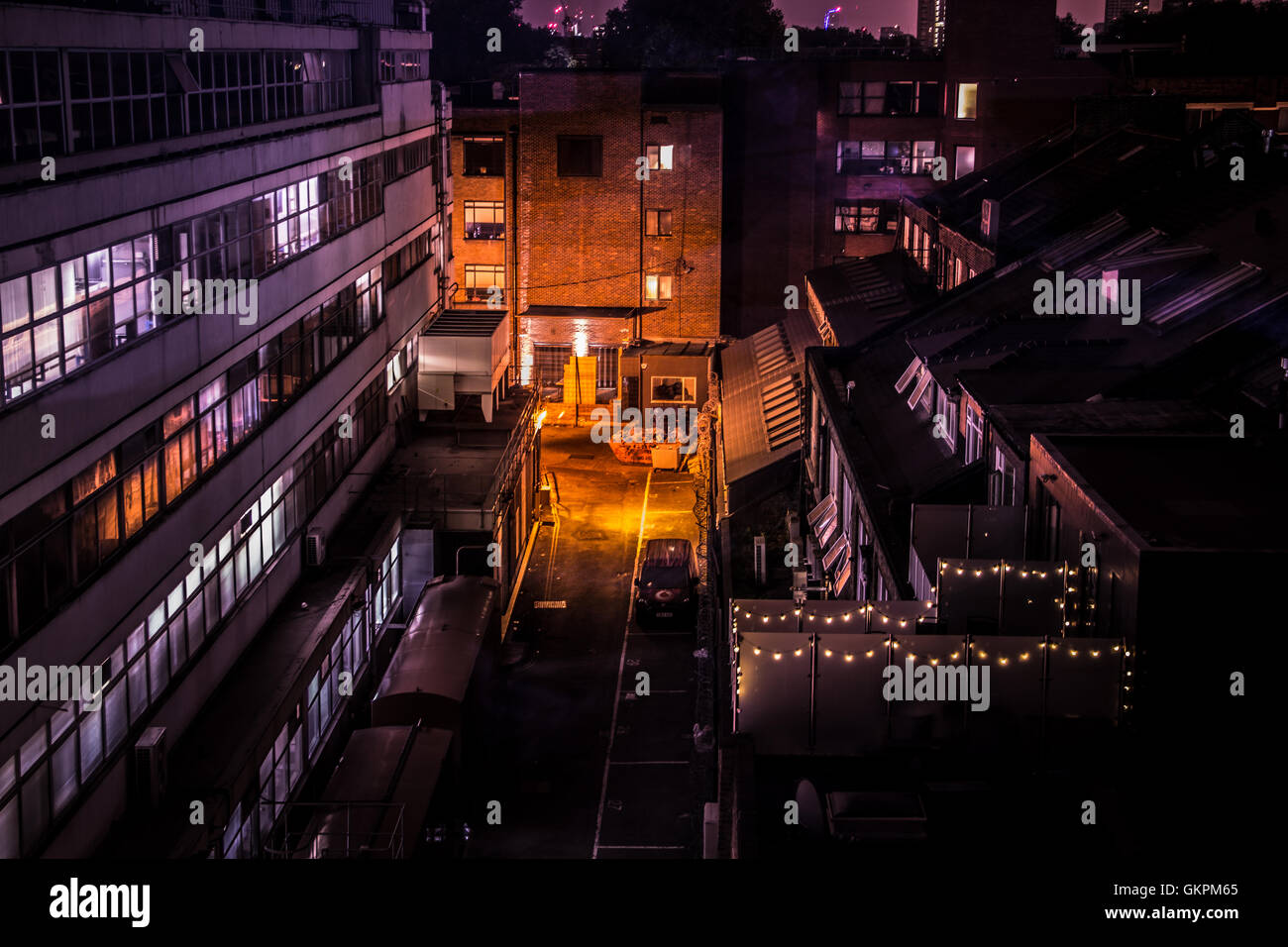 Alley in London Stock Photo - Alamy