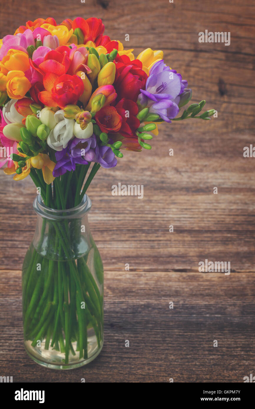 Freesias garden border hi-res stock photography and images - Alamy