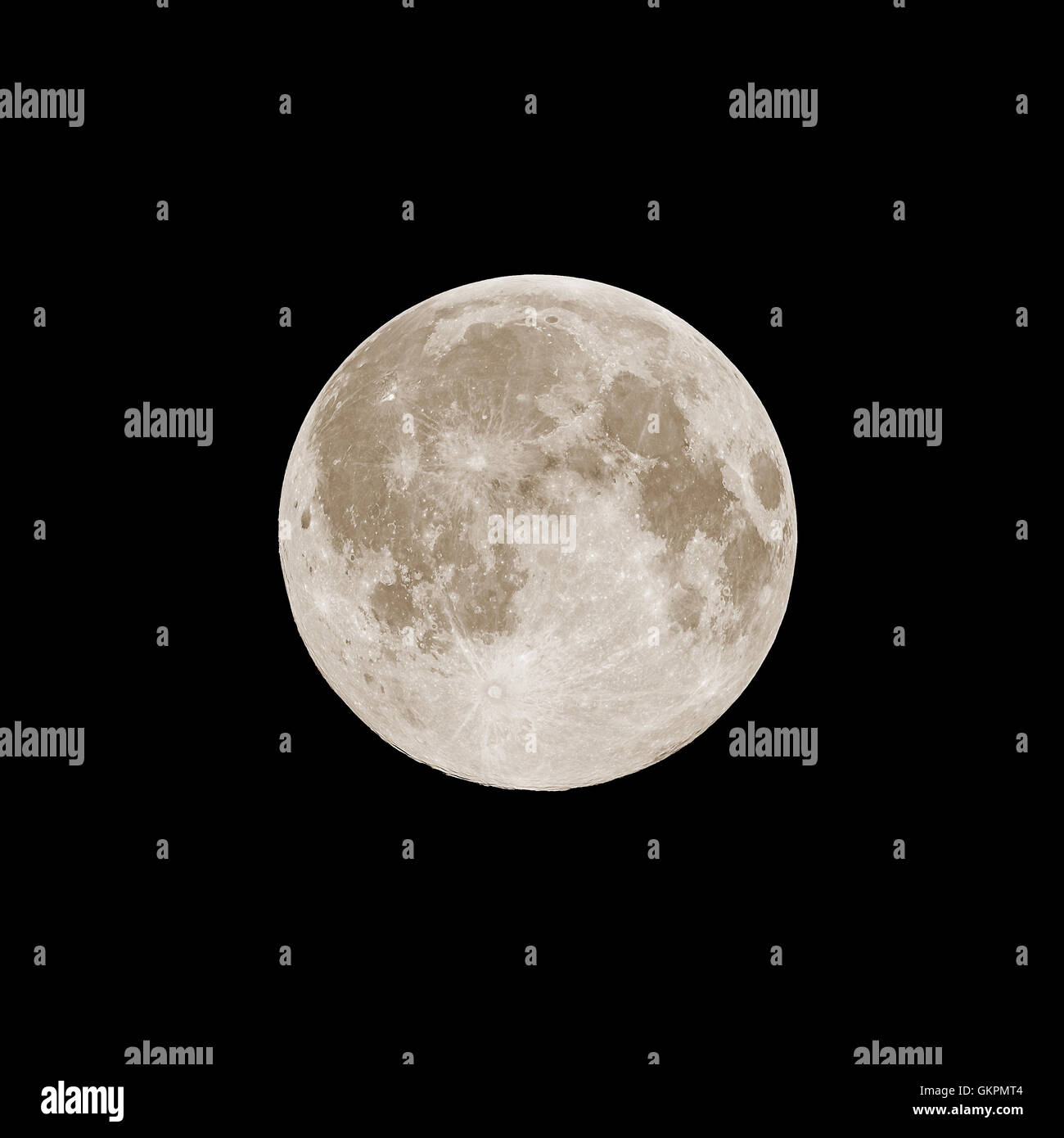 Full moon, yellow color Stock Photo - Alamy