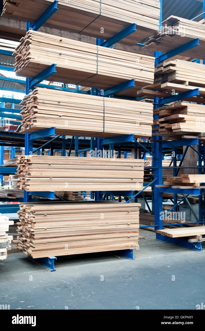 Stacked timber and planks Stock Photo - Alamy