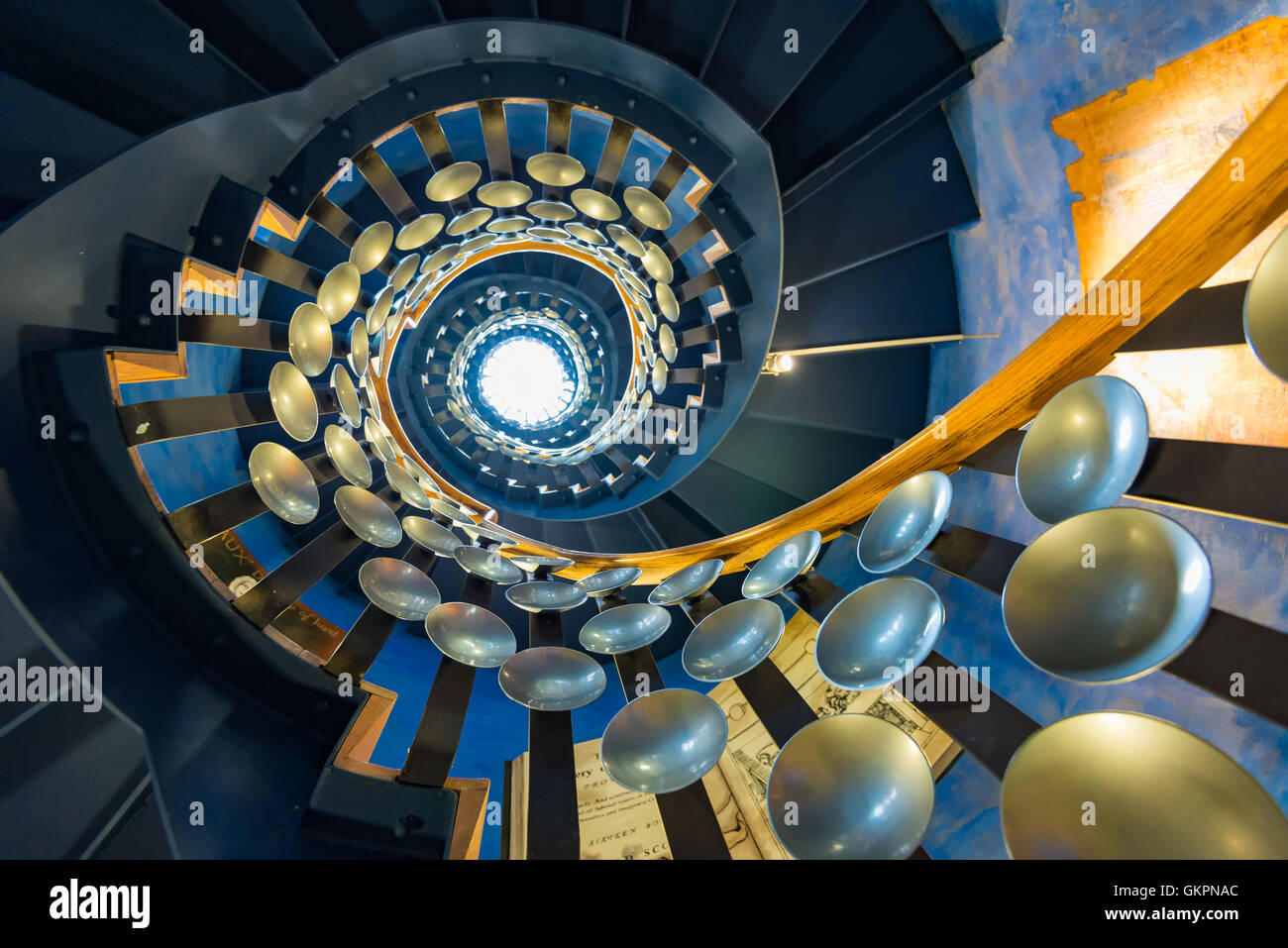 Staircase inside Magic Circle, London, United Kingdom Stock Photo - Alamy