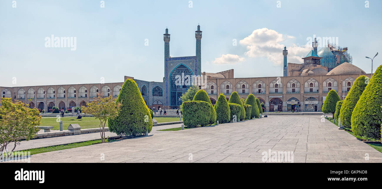 The Shah Mosque, also known as Imam Mosque, renamed after the 1979 ...