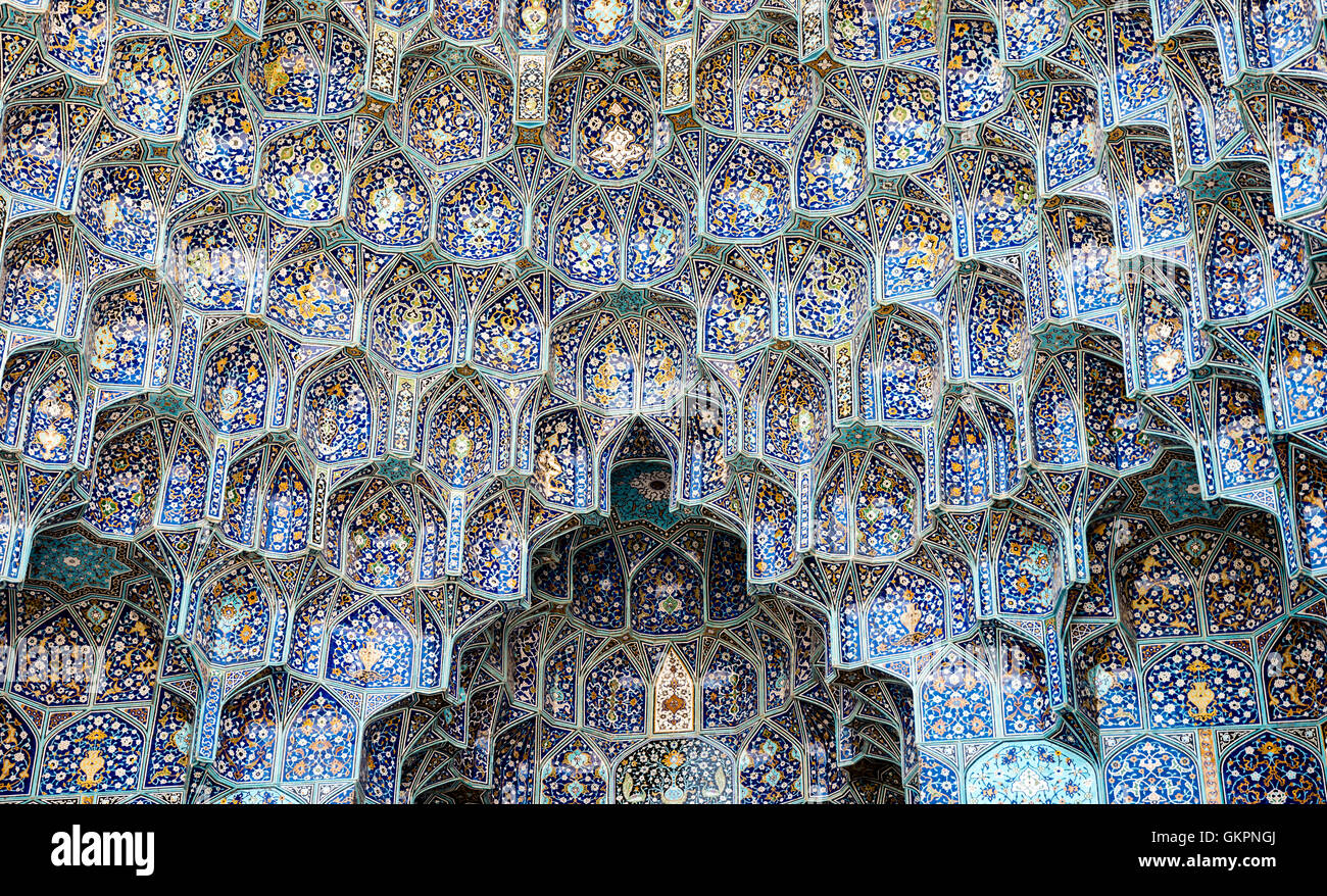 The Shah Mosque, also known as Imam Mosque, renamed after the 1979 ...