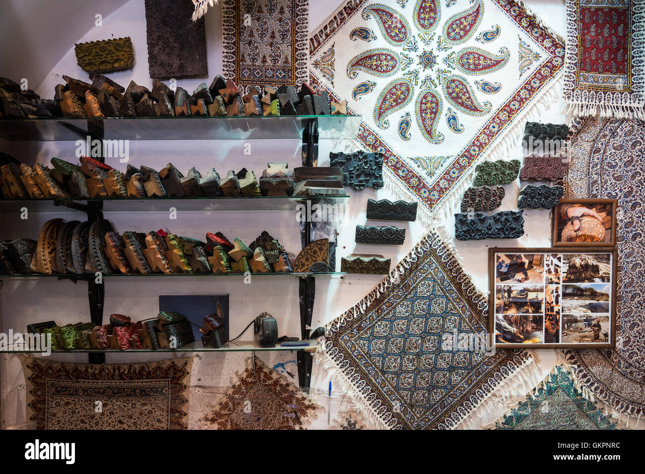 Hand block textiles hi-res stock photography and images - Alamy