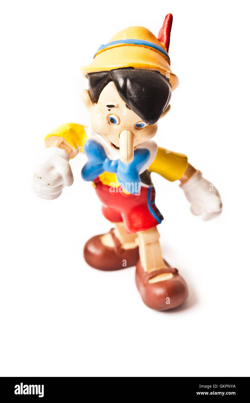 Pinocchio figurine Cut Out Stock Images & Pictures - Alamy