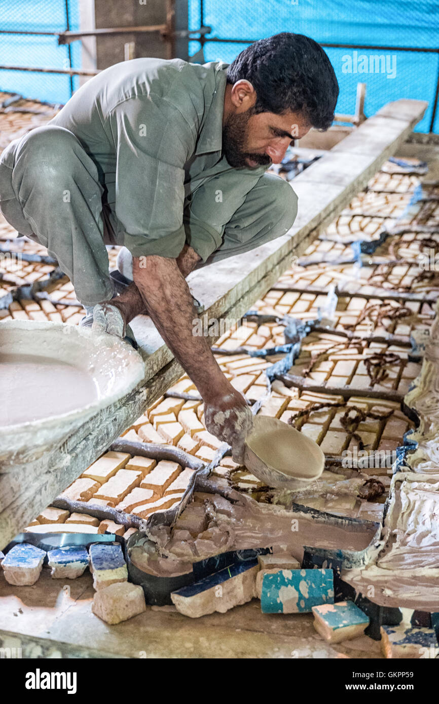 Islamic tile craftsman hi-res stock photography and images - Alamy