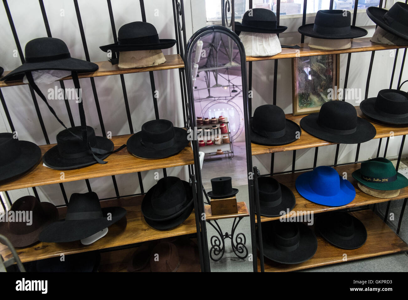 Felt hat making production factory in Couiza,Aude,South of France ...
