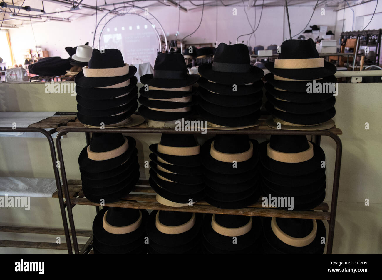 Felt hat making production factory in Couiza,Aude,South of France ...