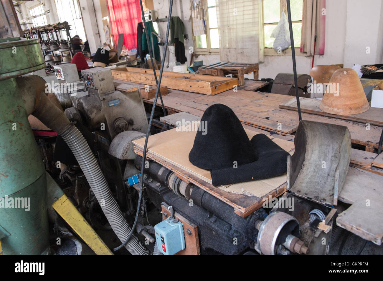 Felt hat making production factory in Couiza,Aude,South of France ...