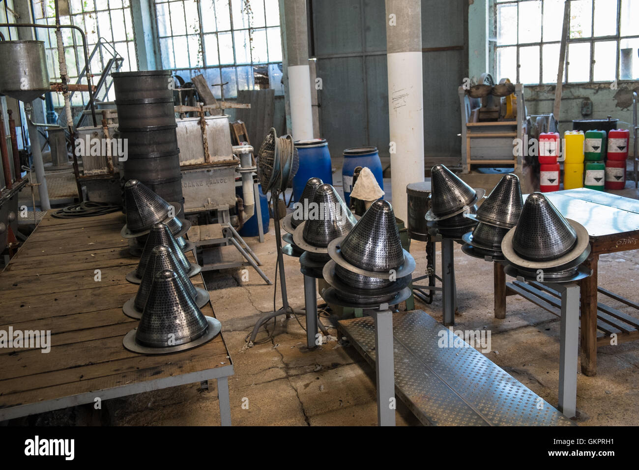 Felt hat making production factory in Couiza,Aude,South of France ...