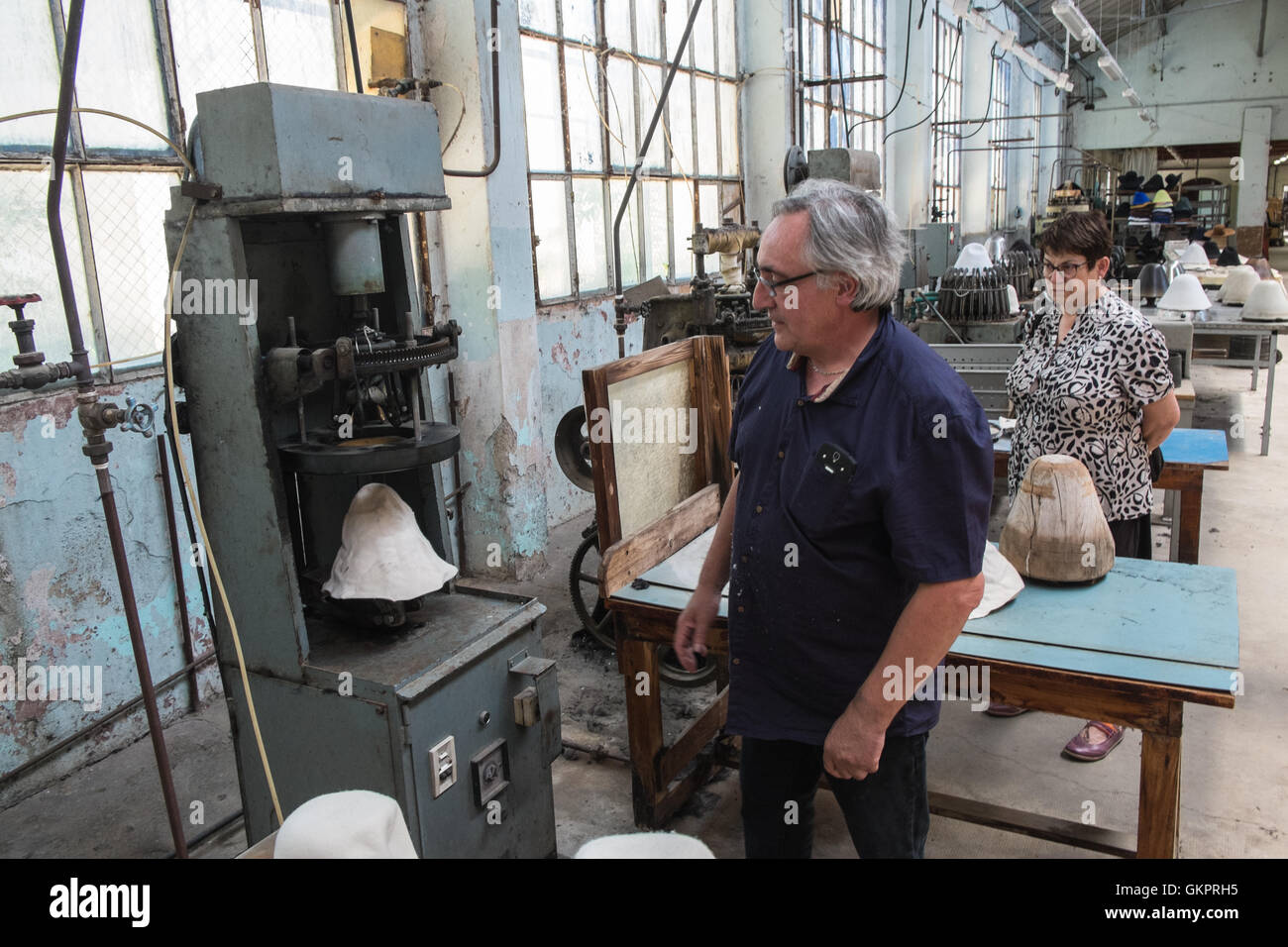 Felt hat making production factory in Couiza,Aude,South of France ...