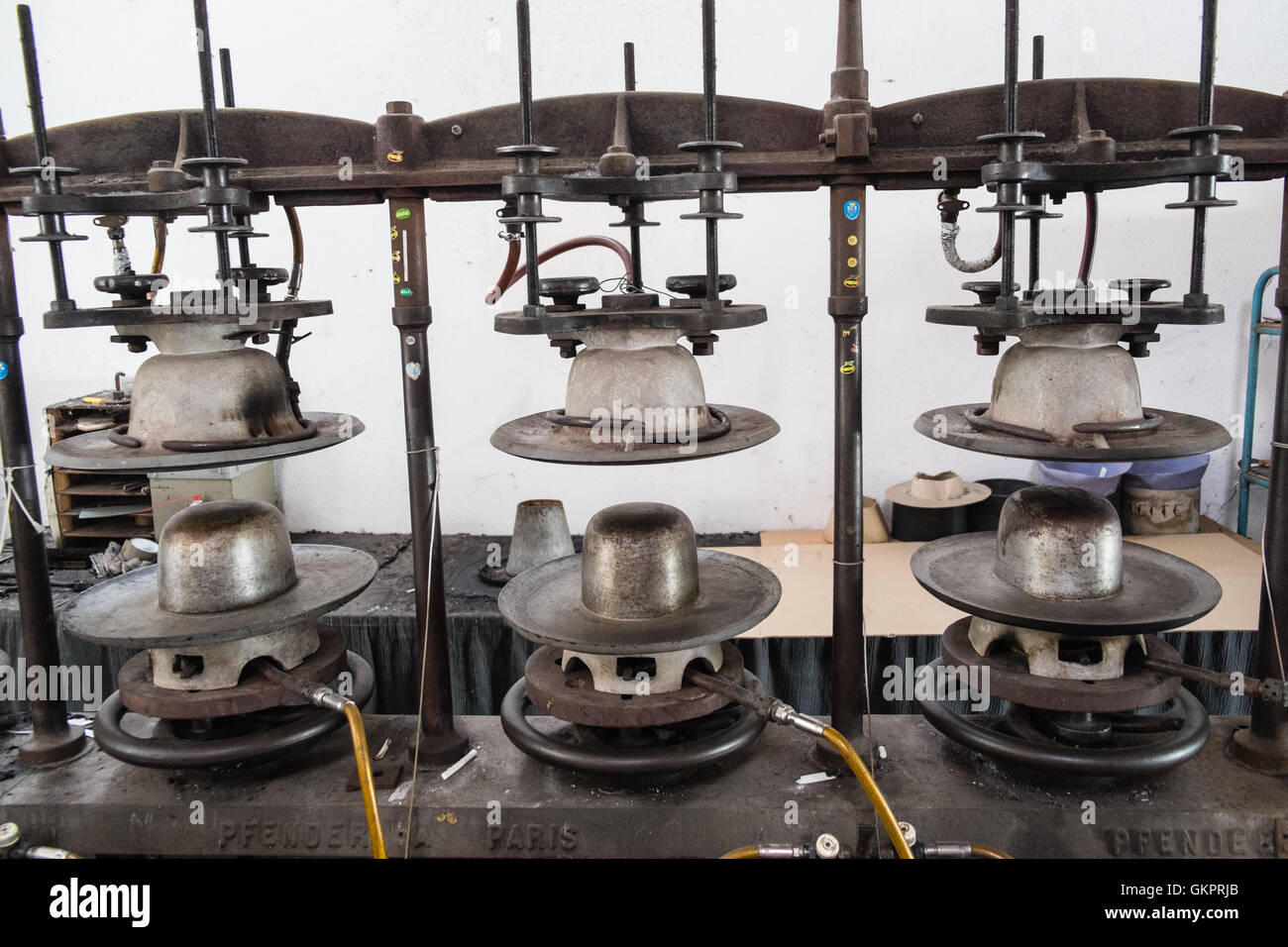 Felt hat making production factory in Couiza,Aude,South of France ...