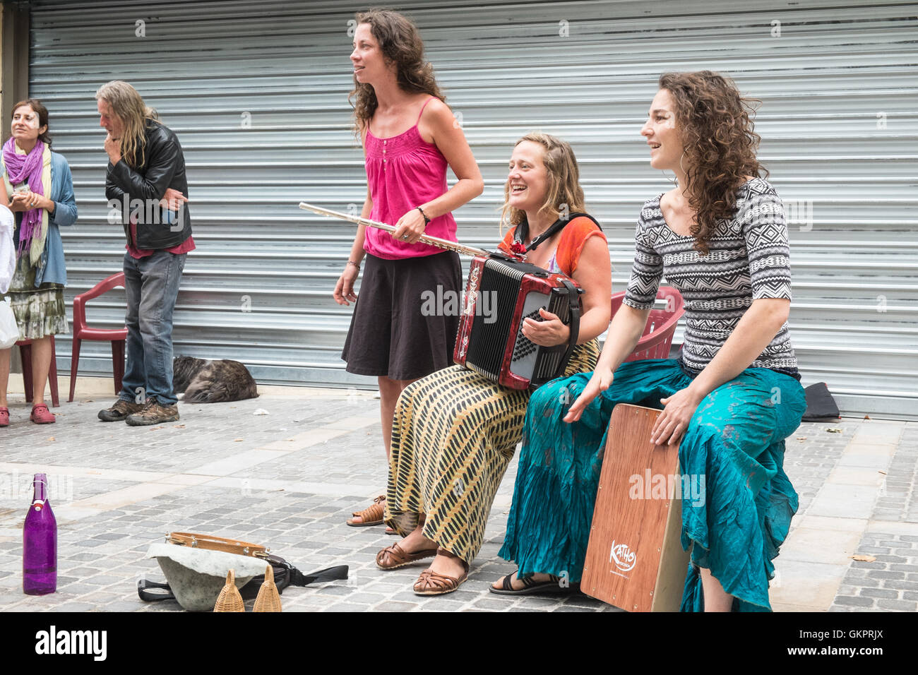 At Esperaza Sunday Market,Aude,South France. A popular alternative ...