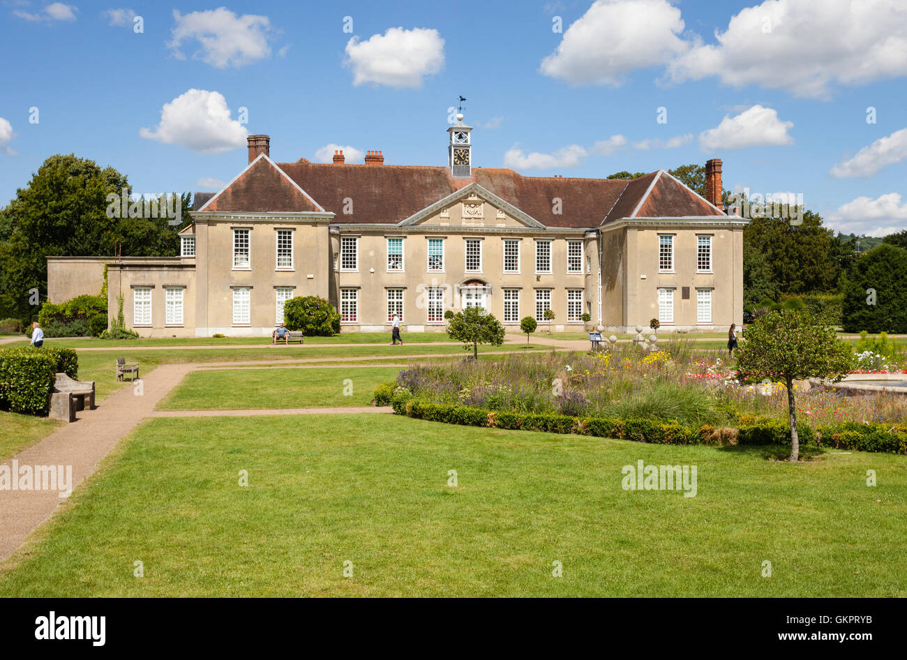 Priory Park, Reigate, Surrey, UK on a sunny summer's day Stock Photo ...