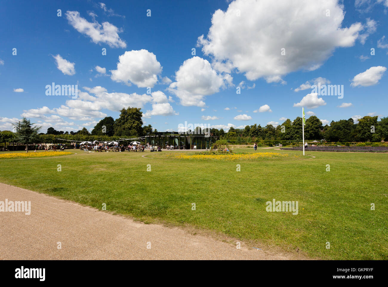 Priory Park, Reigate, Surrey, UK on a sunny summer's day Stock Photo ...