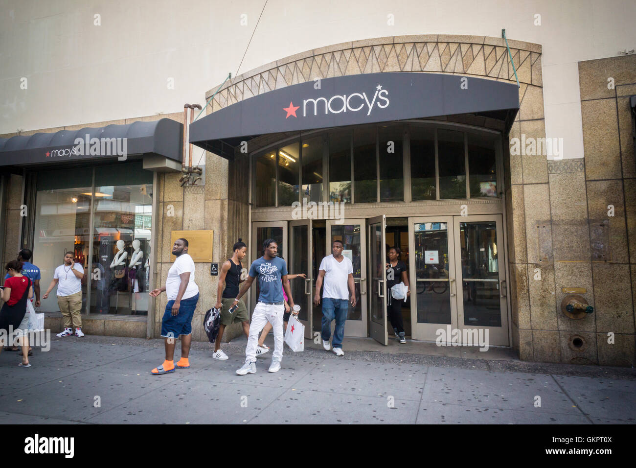 The Macy's department store on Fulton Street in Downtown Brooklyn in ...