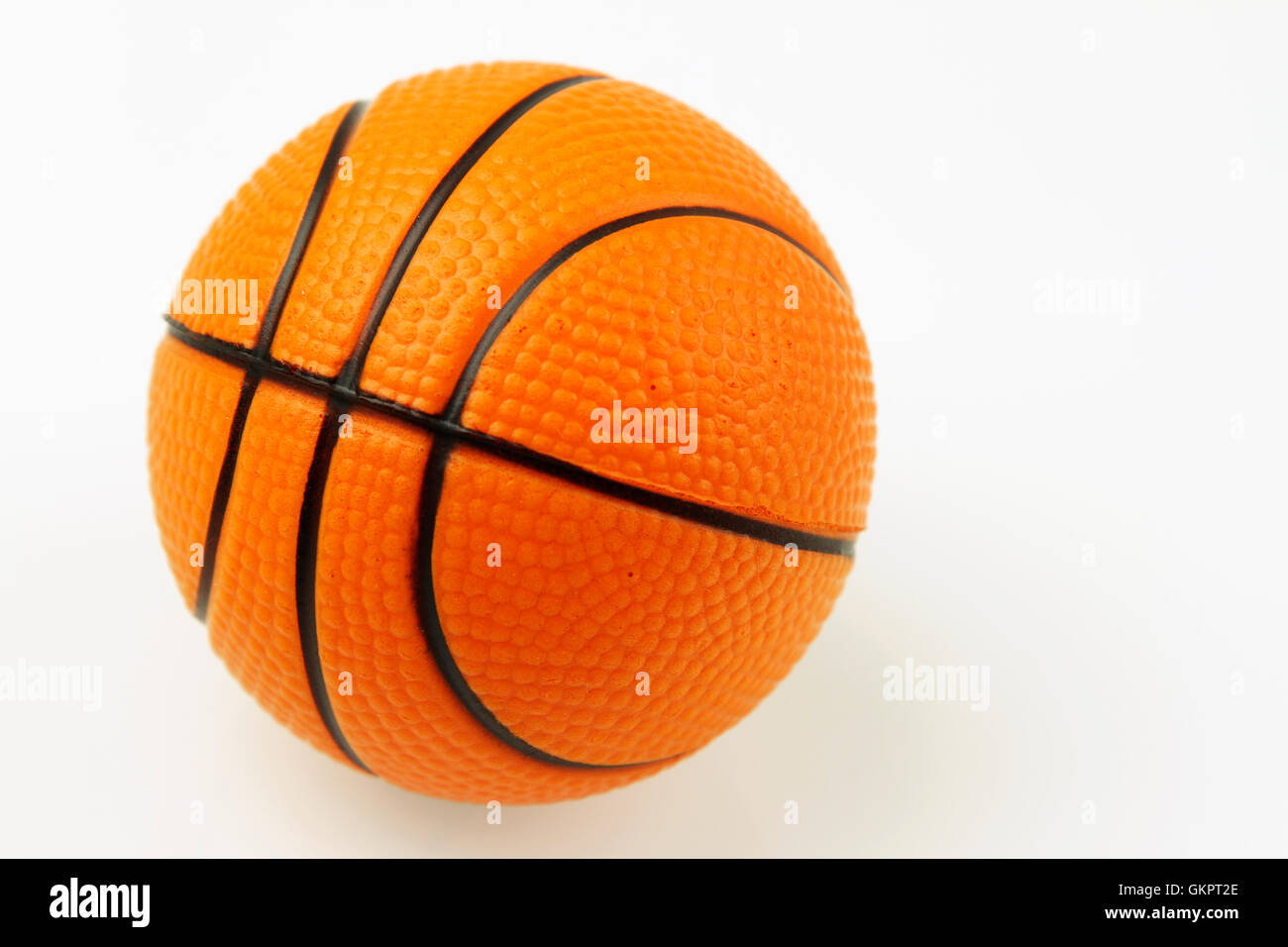 One basketball on plain background Stock Photo - Alamy