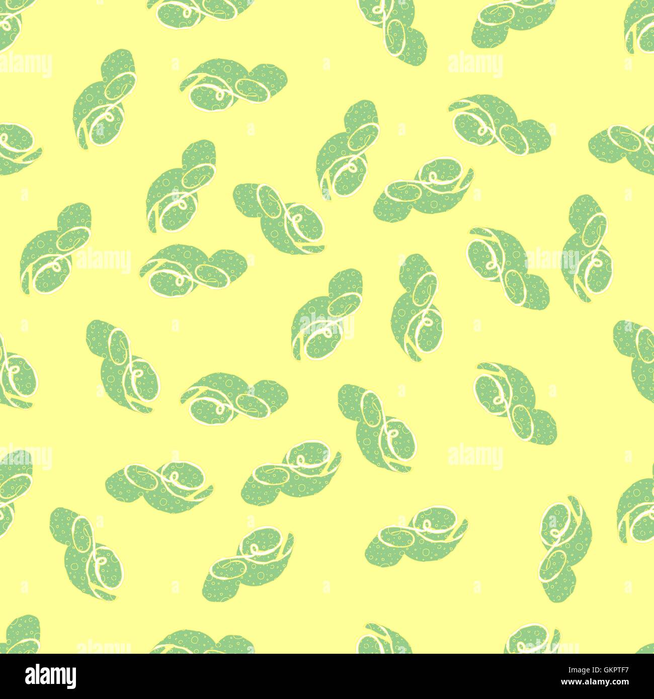 Seamless creative pattern in light yellow-green colors Stock Vector ...
