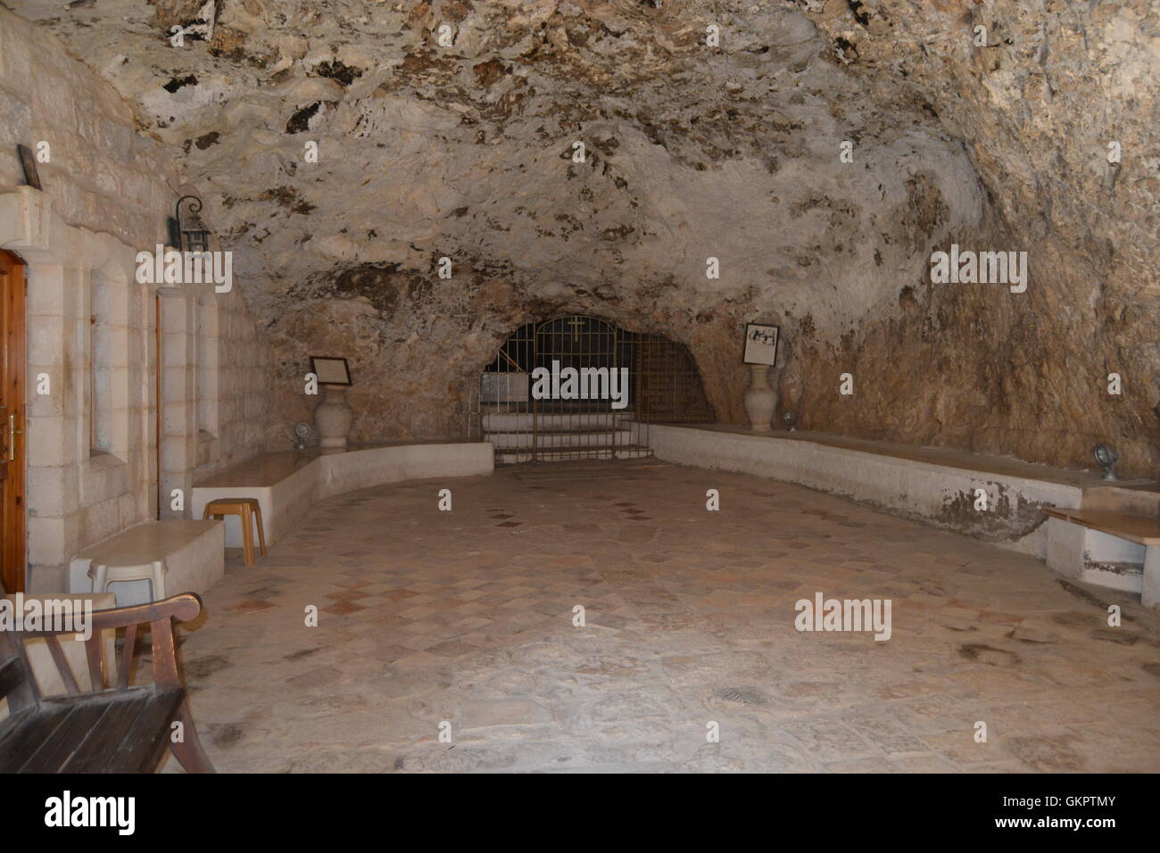 Monastery of the Temptation, Jericho, Palestine Stock Photo - Alamy