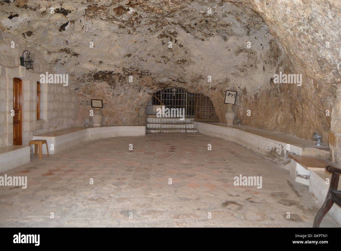 Monastery of the Temptation, Jericho, Palestine Stock Photo - Alamy