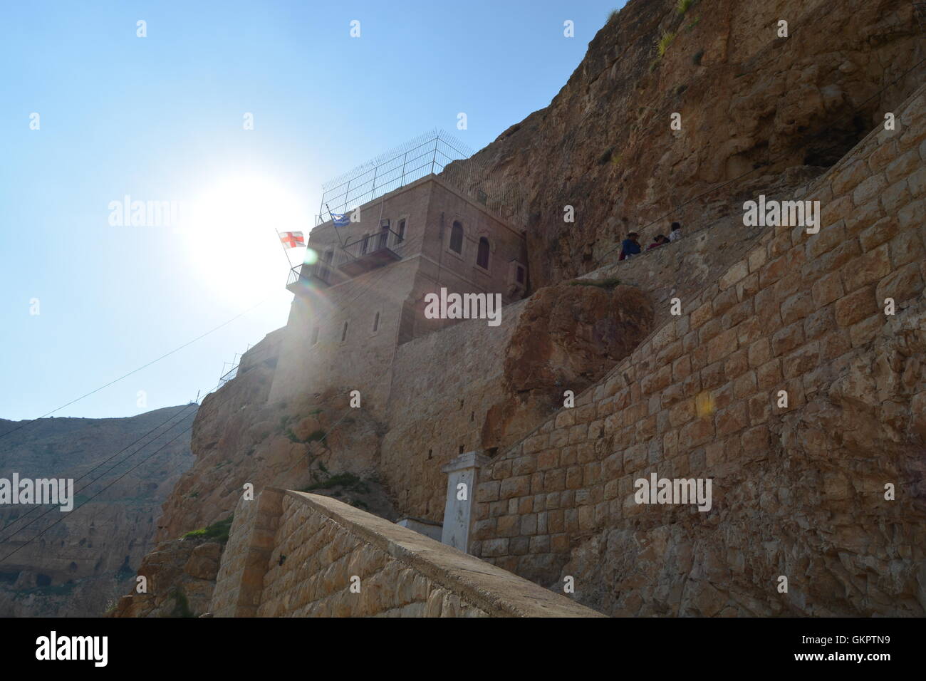 Monastery of the Temptation, Jericho, Palestine Stock Photo - Alamy