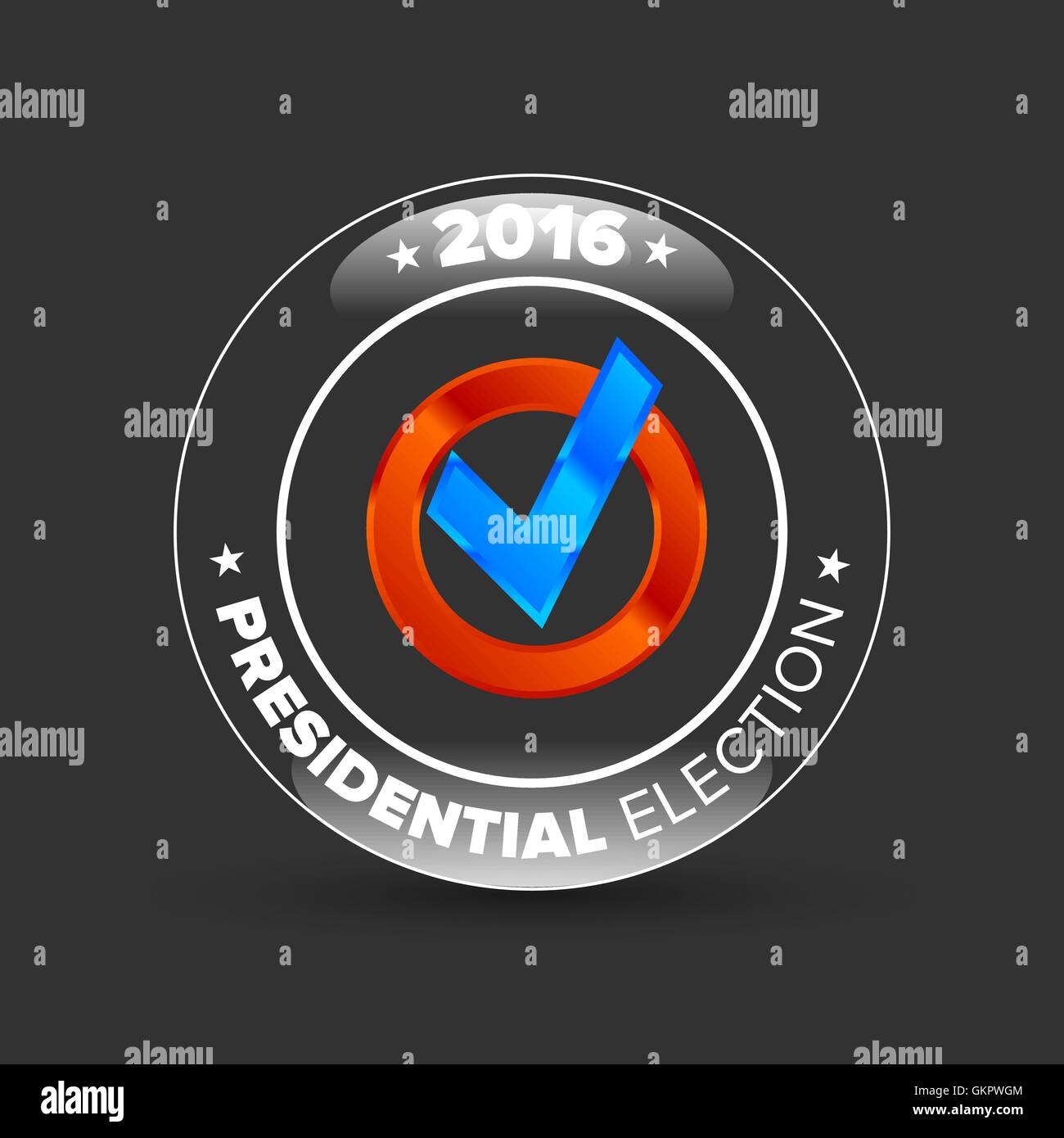 United States Election Vote Badge Stock Vector Image & Art - Alamy