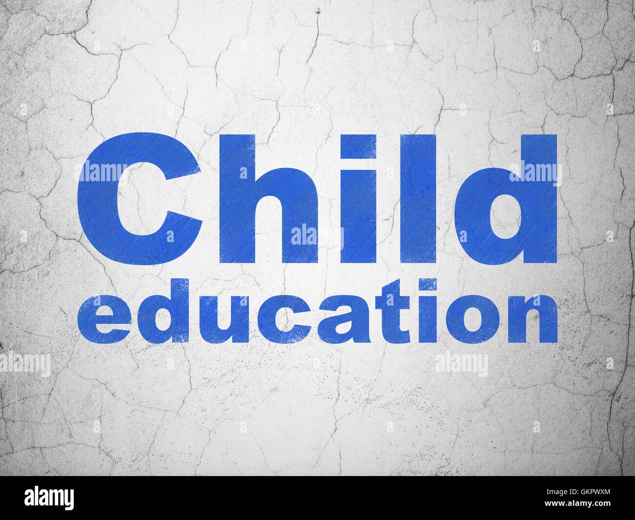 Learning concept: Child Education on wall background Stock Photo - Alamy