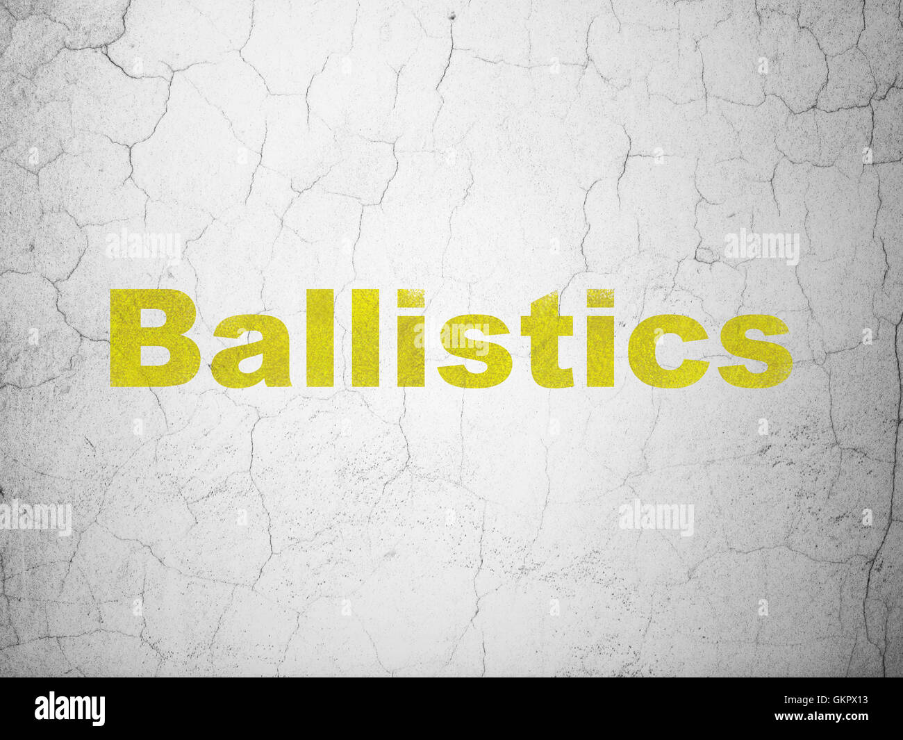 Science concept: Ballistics on wall background Stock Photo - Alamy